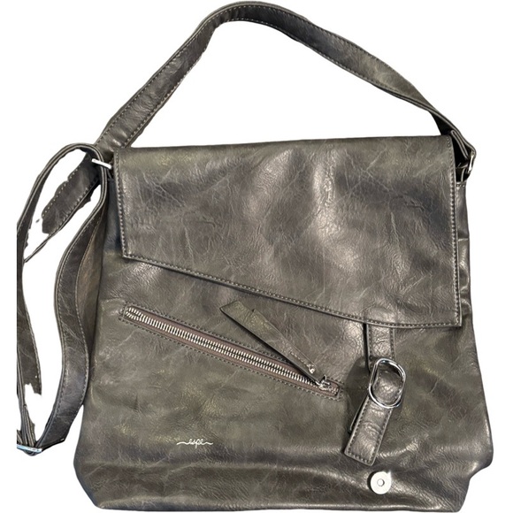 Espe | Bags | Espe Vegan Asymmetrical Messenger Bag | Poshmark